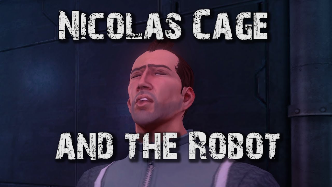 Saints Row IV Random Moment - "Nicolas Cage and The Robot" - YouTube