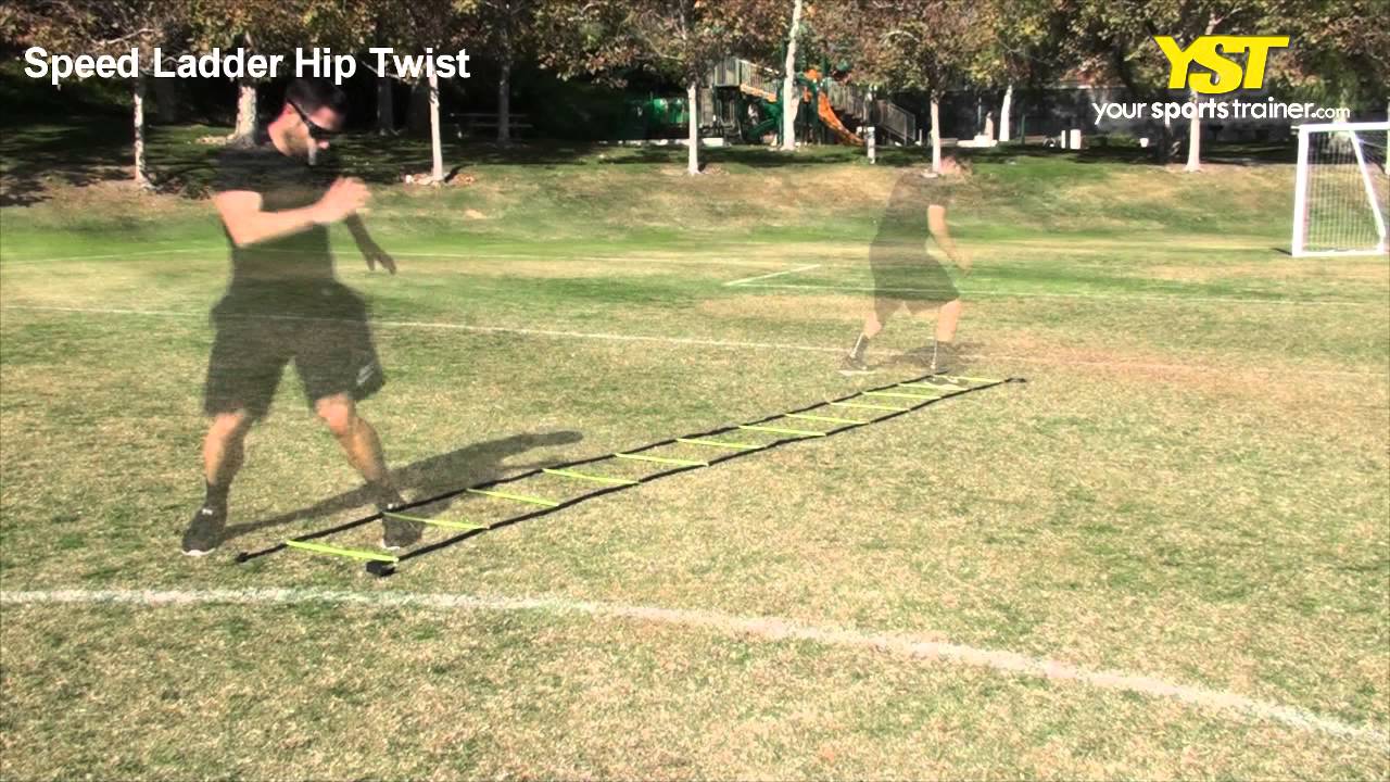 Speed Ladder Hip Twist - YouTube