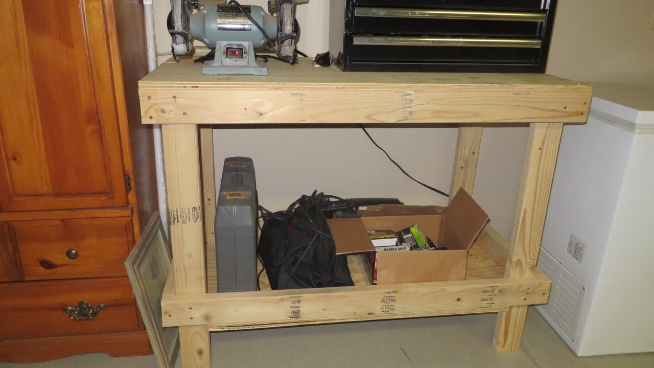 How to Build a Workbench - Be Your Own Handyman @ Home - YouTube