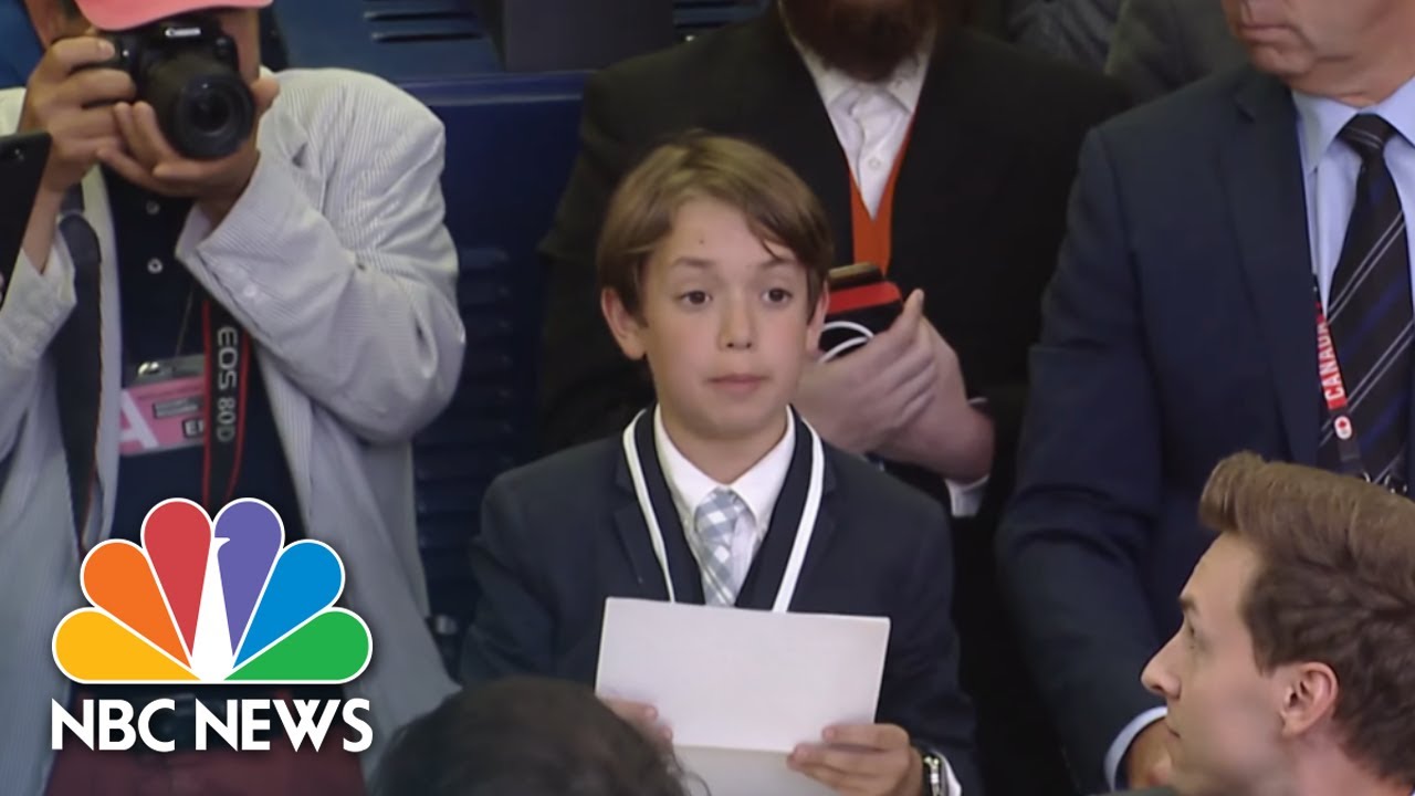 Kid Reporter Ask Sara Huckabee Sanders About School Shootings | NBC ...