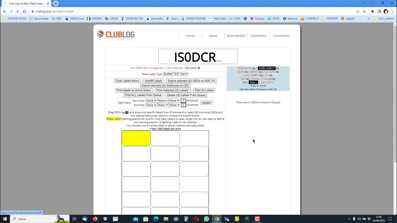 club log oqrs: come si risponde alle richieste qsl dirette o bureau - YouTube