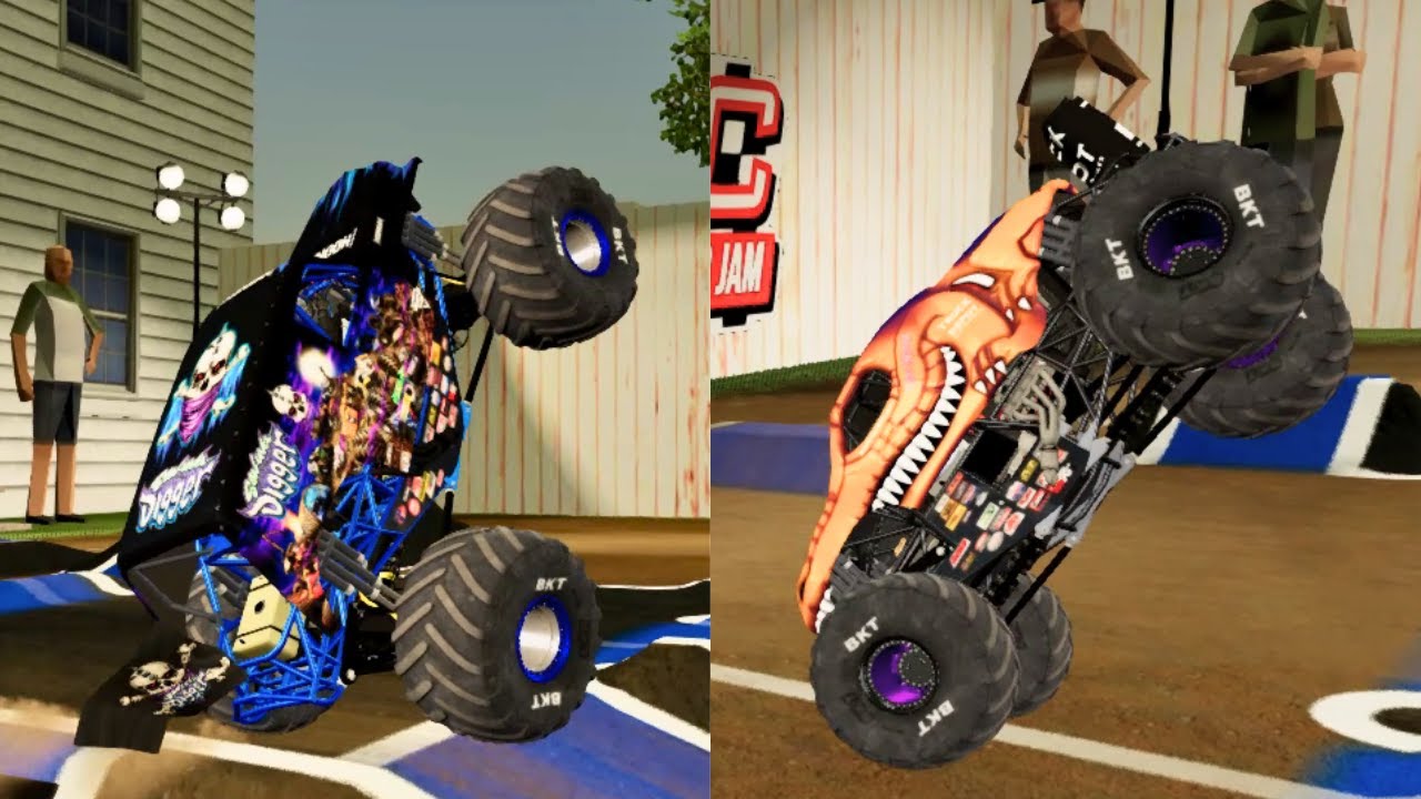 RC MONSTER JAM EVENT! Freestyle with RC Monster Trucks - BeamNG.Drive ...