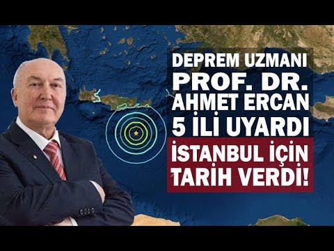 Prof. Dr. Ahmet Ercan 6.4’lük depremi yorumladı. 5 ili uyardı. İstanbul için tarih verdi.