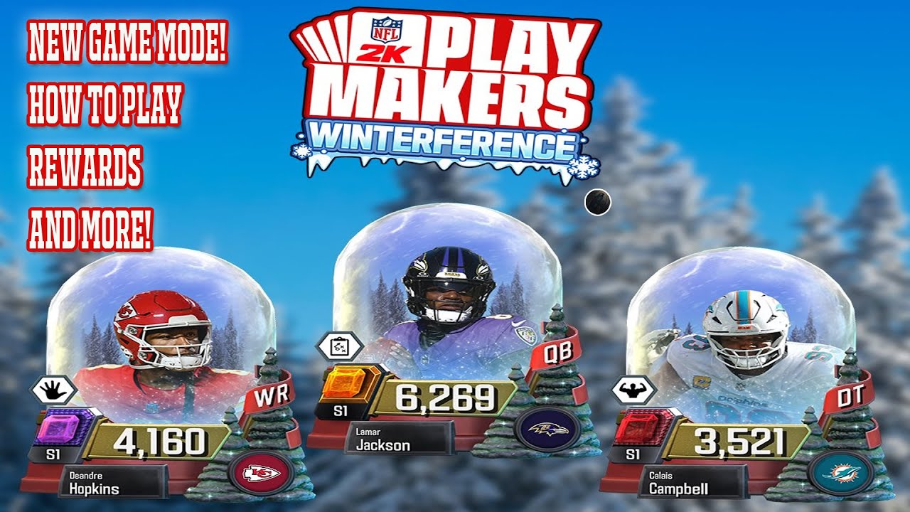 NFL 2K PLAYMAKERS - WINTERFERENCE Christmas Game Mode! 🎄🏈 - YouTube