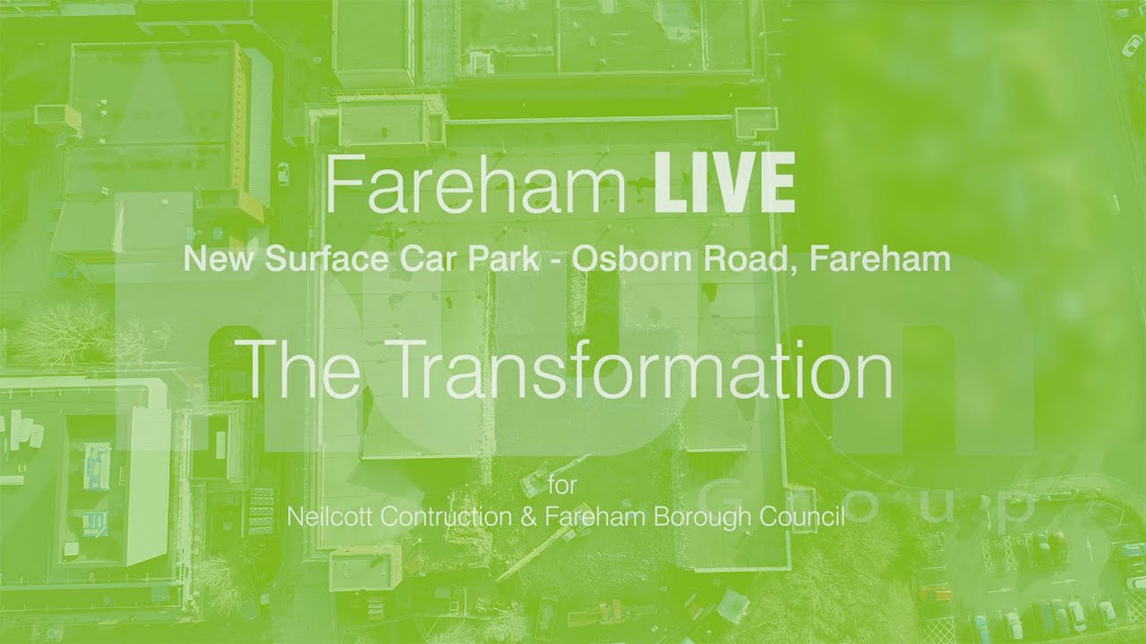 Fareham Live Surface Car Park - The transformation - YouTube