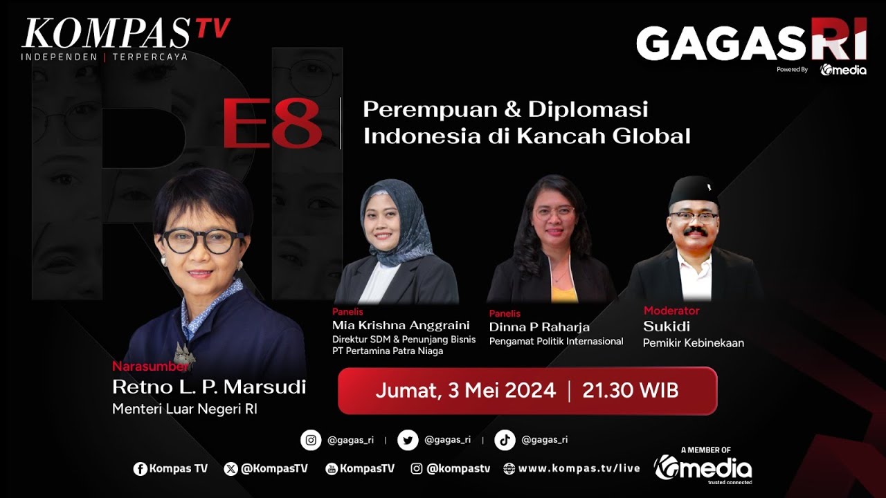 Menlu RI Retno Marsudi Bicara Soal Perempuan & Diplomasi Indonesia di ...