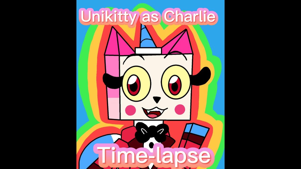 UNIKITTY AS CHARLIE MORNINGSTAR (UNIKITTY/HAZBIN HOTEL TIMELAPSE) - YouTube