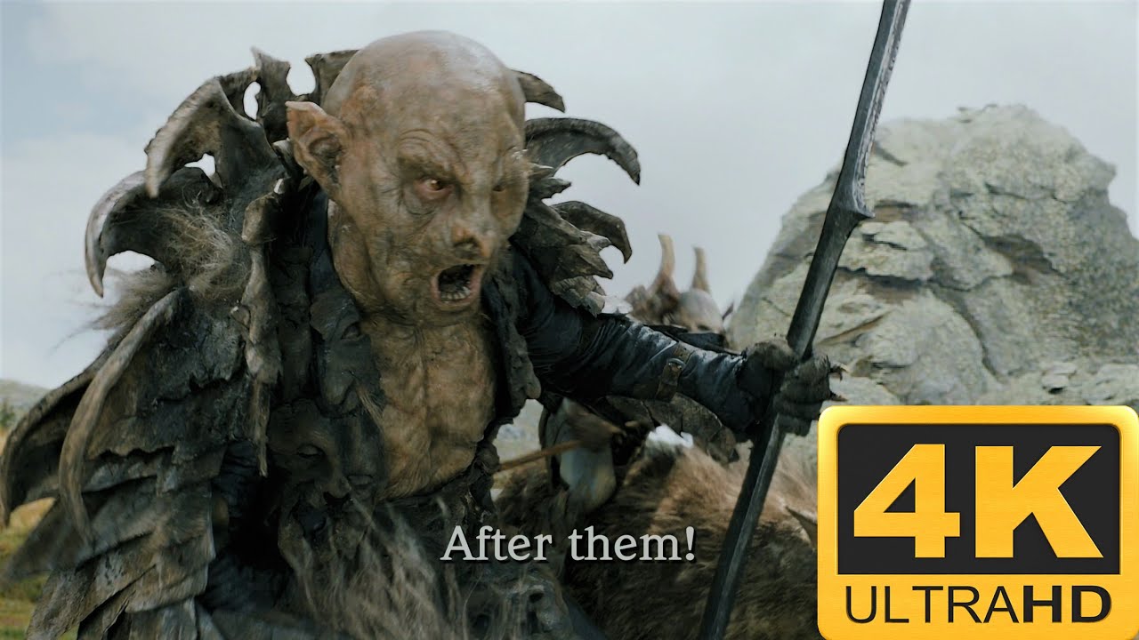 Orc Chase | The Hobbit - An Unexpected Journey 4K HDR - YouTube