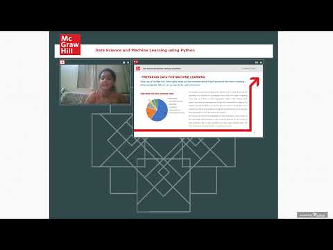 Webinar on Data Science and Machine Learning using Python with speaker ...