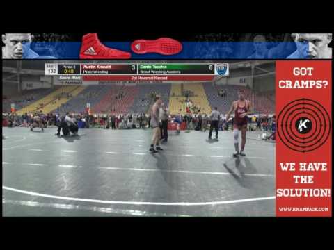1317 Junior 132 Mat 7 Austin Kincaid Pirate Wrestling vs Dante Tacchia ...