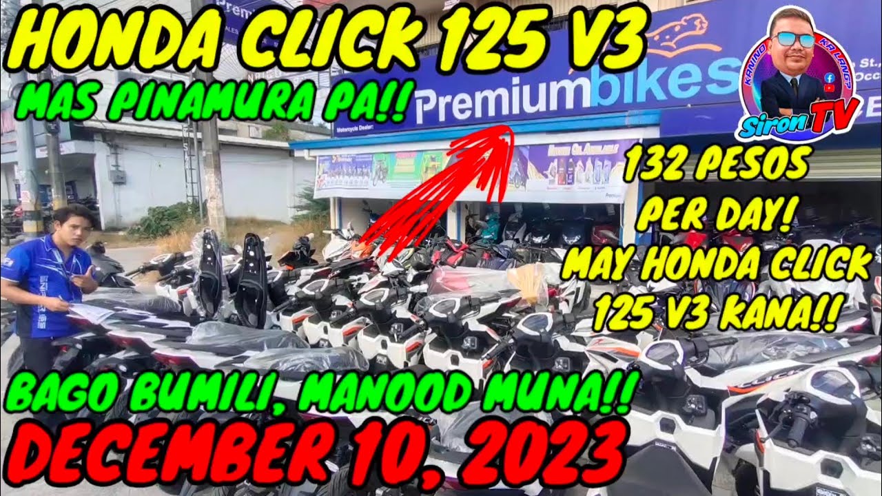 HONDA CLICK 125 V3 | 2023 MODEL | MAS PINA MURA PA!! - YouTube