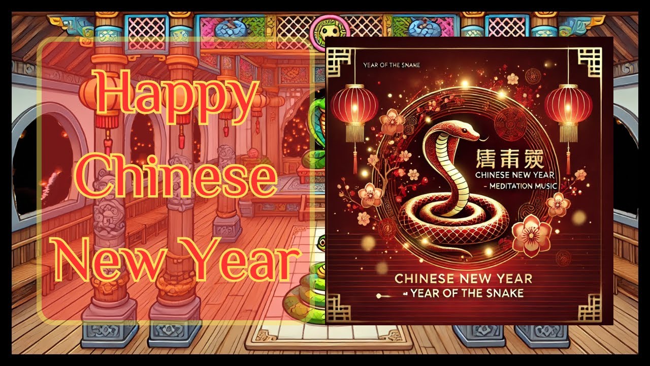 🎶 Chinese New Year Meditation Music | Year of the Snake 🐍 🎶| New Year’s ...