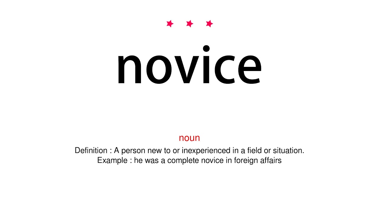 How to pronounce novice - Vocab Today - YouTube