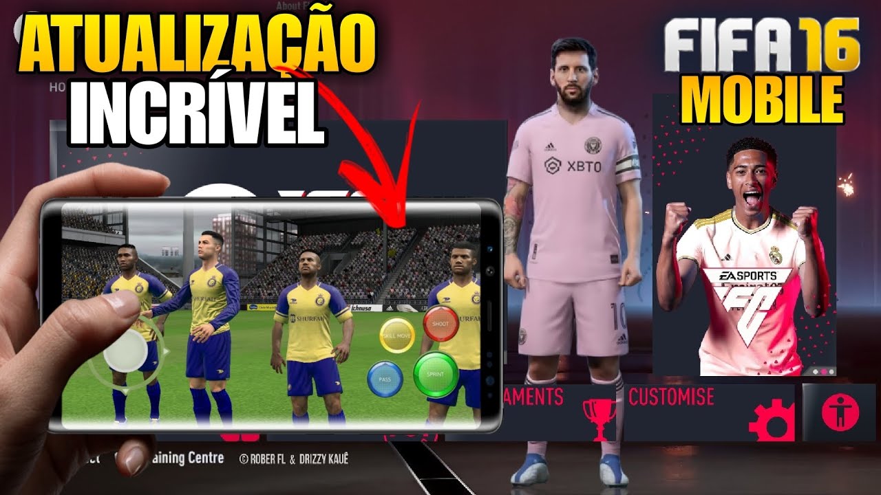SAIU NOVA ATUALIZAÇÃO NO FIFA 16 MOBILE COM ELENCOS, GRÁFICOS E KITS ...