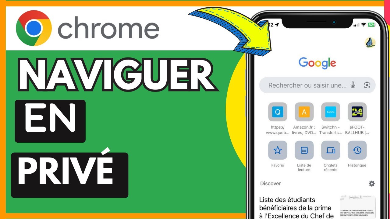 comment naviguer en privé sur google chrome (Très Facile) - YouTube