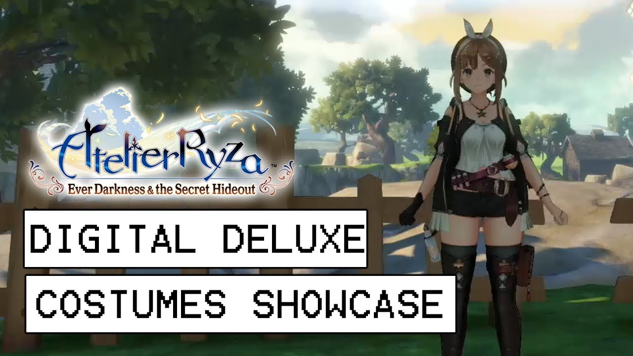 Atelier Ryza All Digital Deluxe Edition Costumes Showcase - YouTube