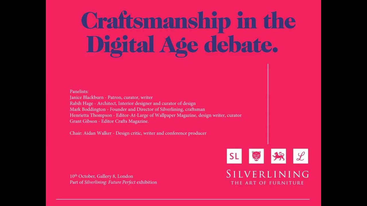 Craftsmanship in the Digital Age debate - Silverlining - YouTube