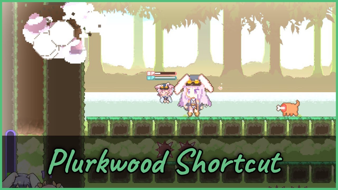 Rabi-Ribi | Plurkwood Shortcut (0% Items Run) - YouTube