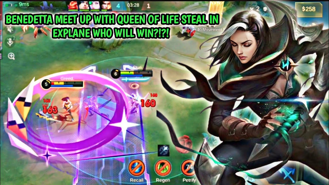 AGGRESIVE BENEDETTA GAMEPLAY | LANING PHASE VS PRO RUBY WHO WILL WIN?!?! - MLBB - YouTube