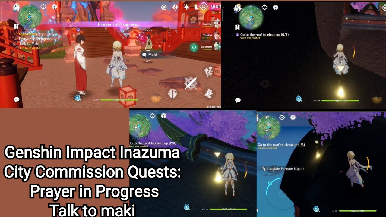 Genshin Impact - Inazuma City Commission Quests: Prayer in Progress ...