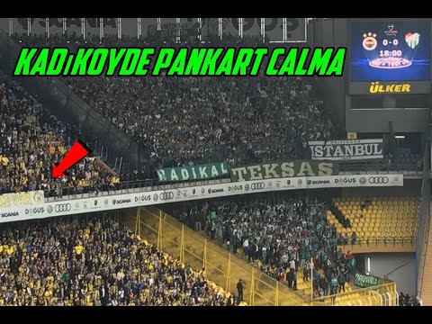 KADIKÖYDE PANKART ÇALMAK (BURSASPOR)