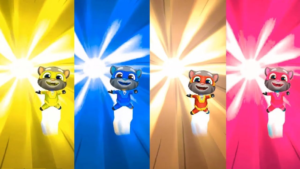 Colors Reaction Talking Tom Hero Dash New Update 2020 -SUPER TOM ...