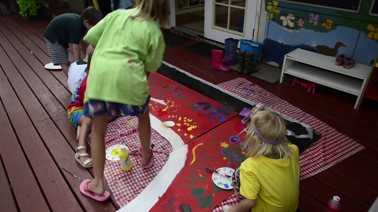 Float painting - YouTube