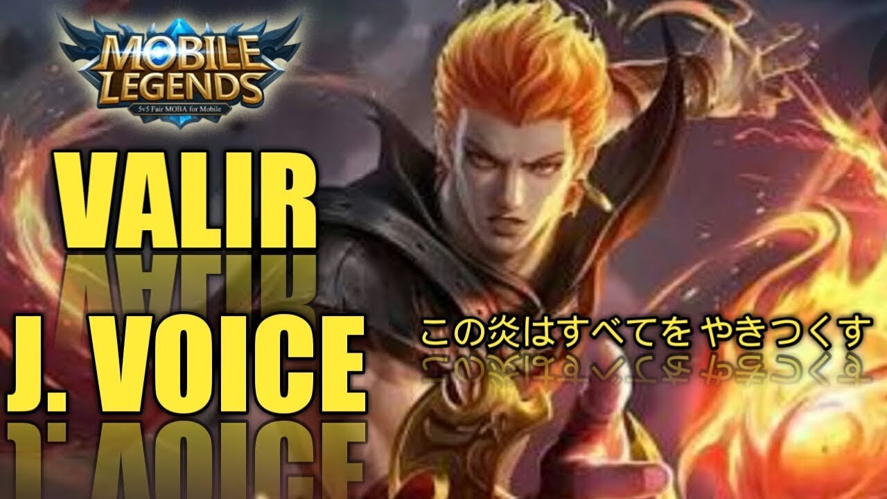 Valir mobile legends japanese voices & quotes - YouTube