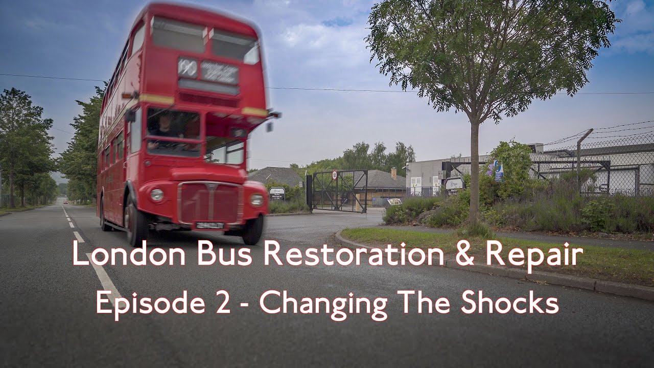 Ep2: AEC Routemaster London Bus Restoration - Changing The Rear Shocks ...