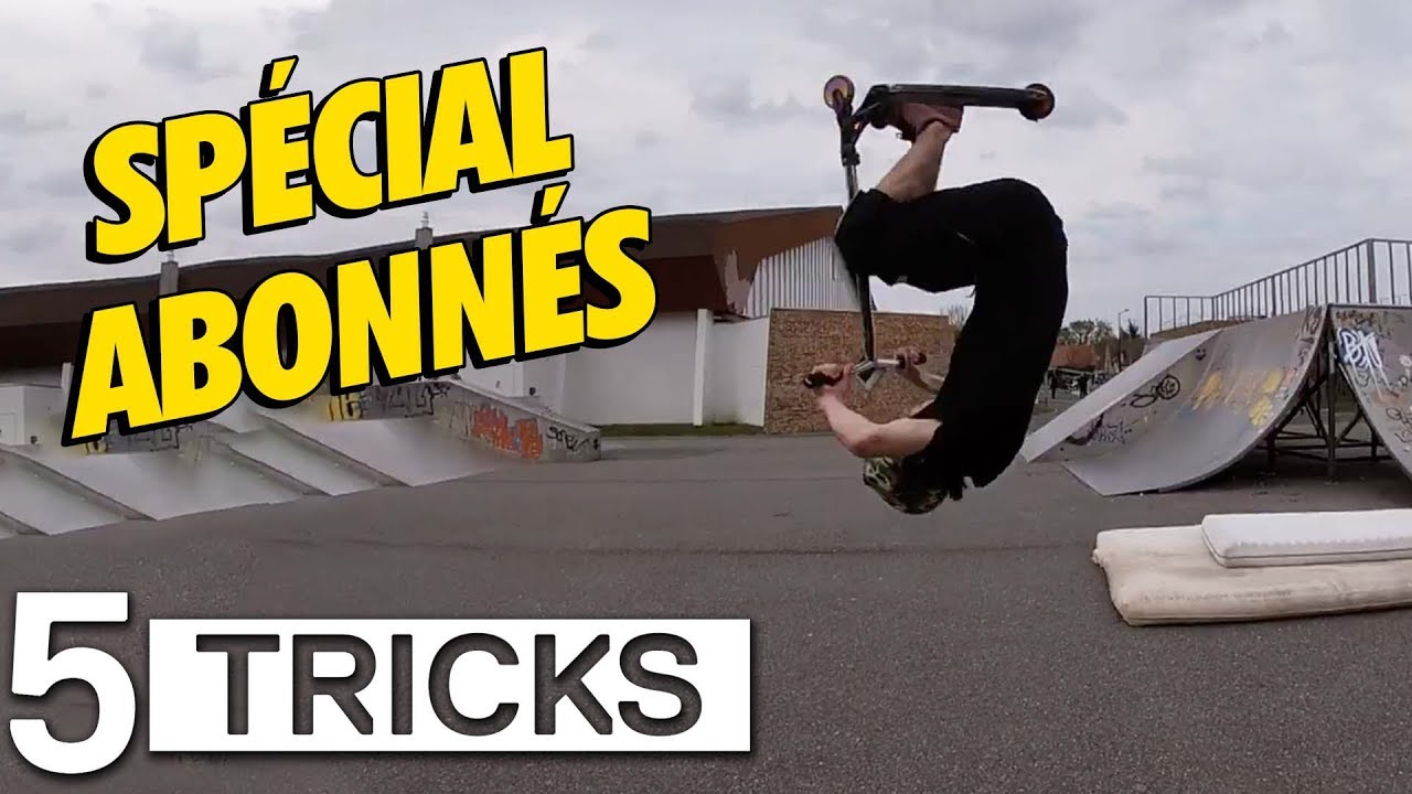 UN TRICKS RARISSIME EN TROTTINETTE FREESTYLE ! - YouTube