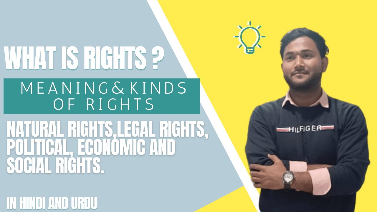 Rights meaning and kinds || Legal rights || political rights || Natural ...