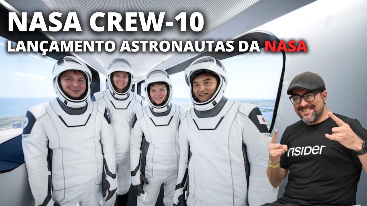 AO VIVO: Lançamento Astronautas Crew-10 NASA e SpaceX! - YouTube