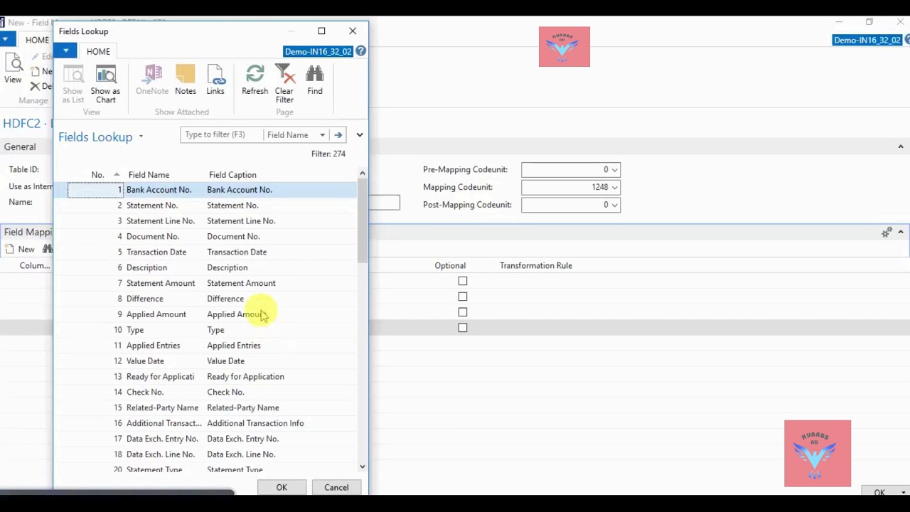 Bank Reconciliation in Microsoft Dynamics NAV Part 2- using import ...