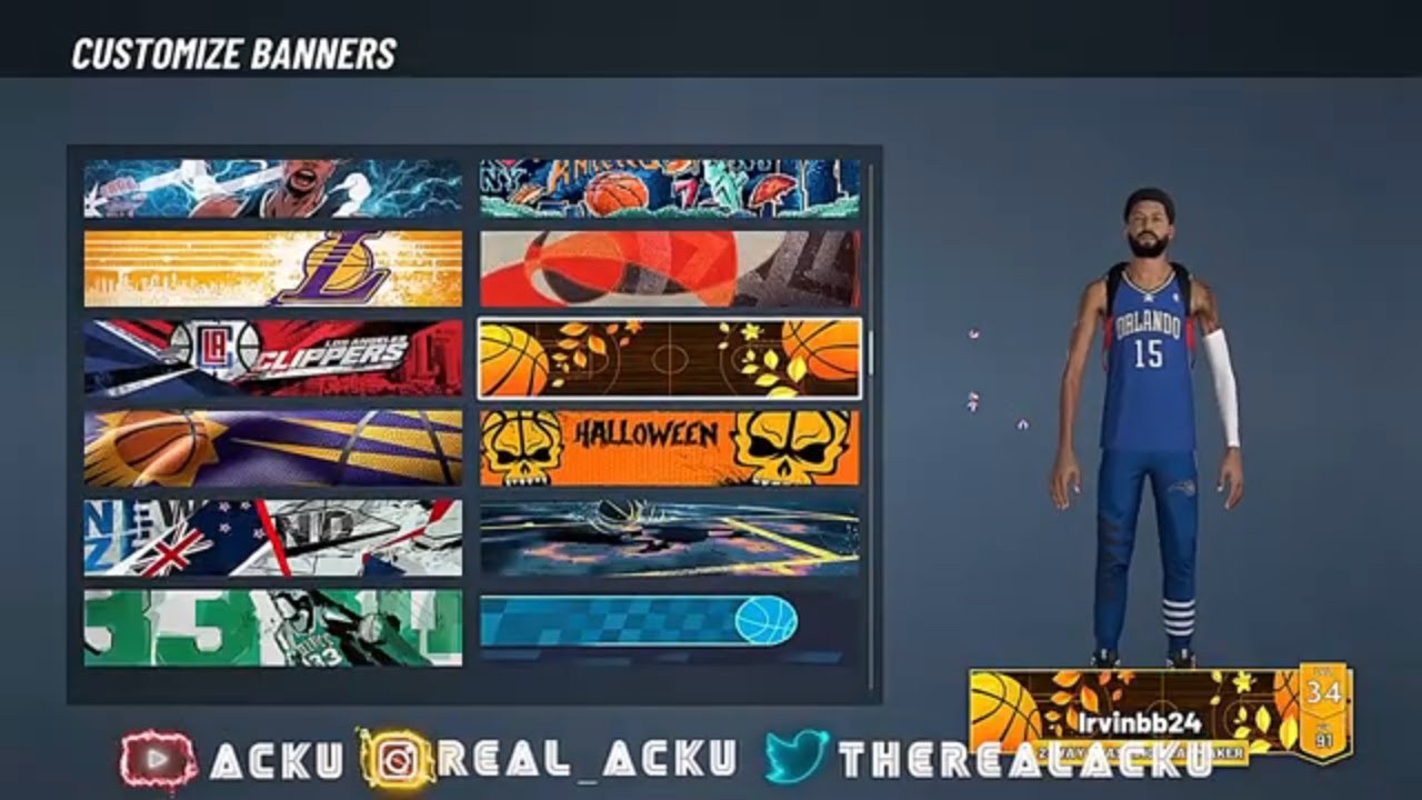 FREE THANKSGIVING BANNER FOR NBA 2K22 - YouTube