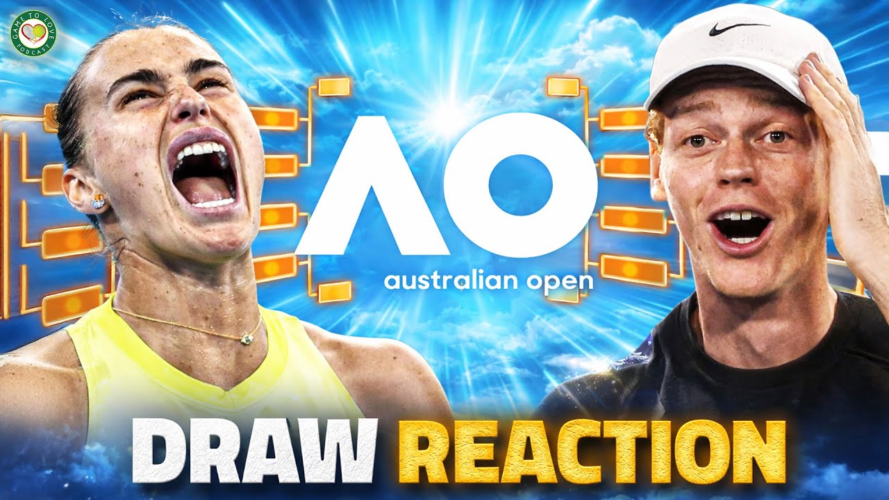 Sinner & Djokovic SAME HALF! | Australian Open 2026 Draw Reaction | GTL ...