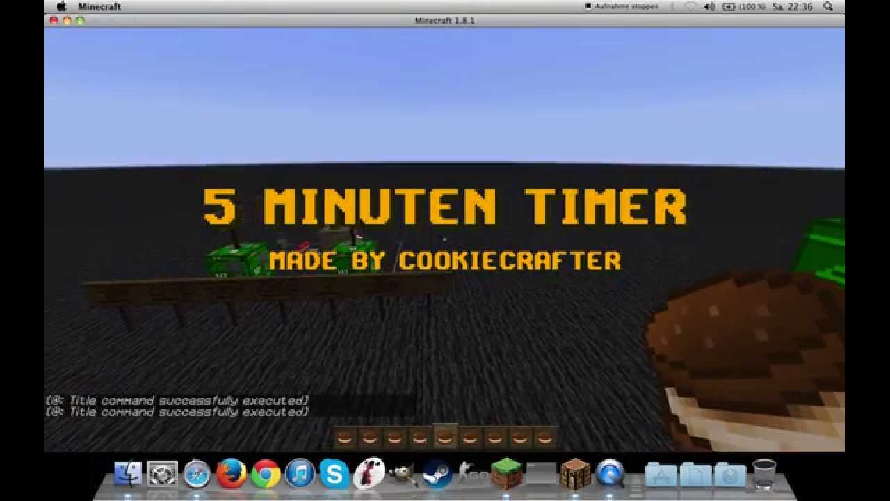 AUTOMATISCHER 5 MINUTEN TIMER IN MINECRAFT - YouTube