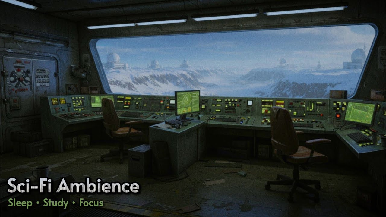 Abandoned Arctic Outpost Ambience | Post-Apocalyptic Sci-Fi Control ...