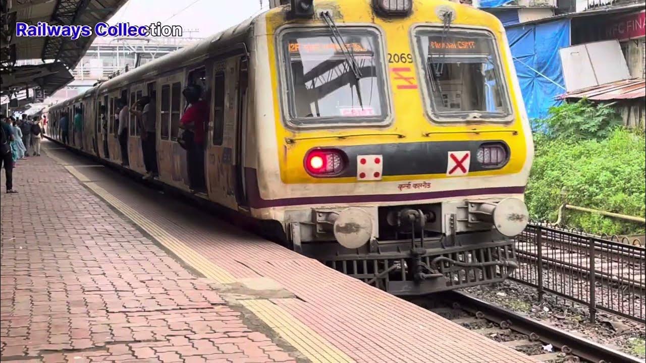 Dombivali Railways Station ll Mumbai Local Train Arrival and Departure from Dombivali Station ...