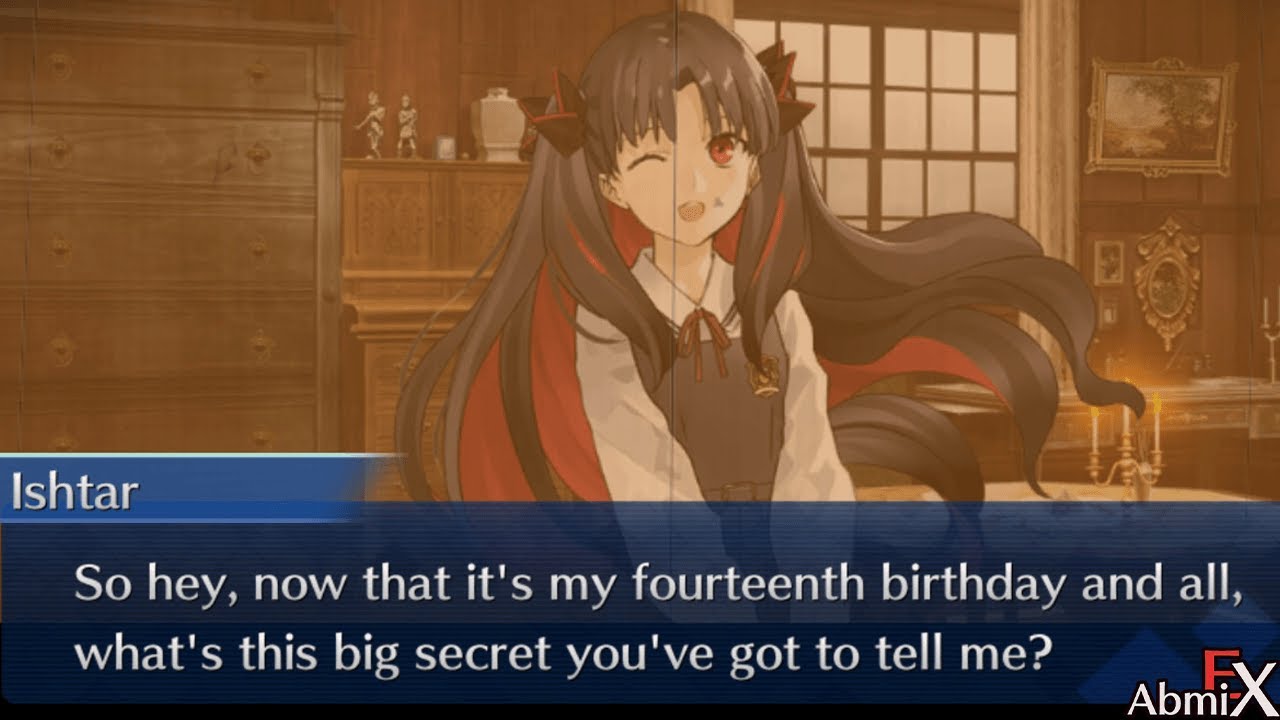 Father Tokiomi 16th Birthday Present for Daughter Rin | FGO | Saber ...