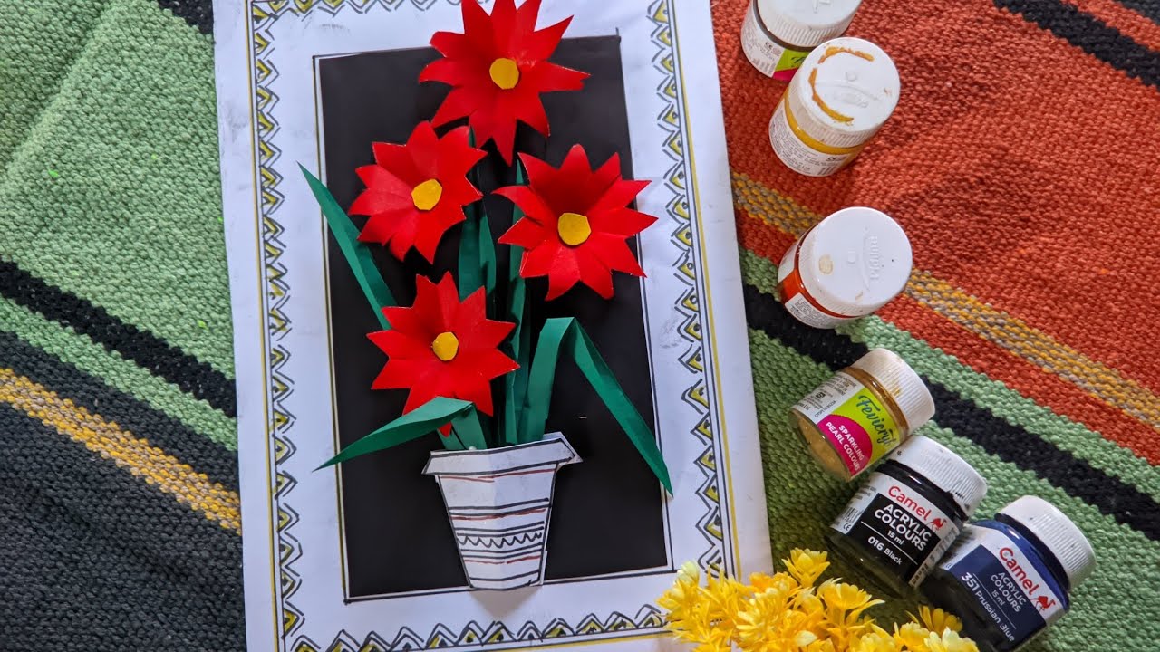 #decorative art and craft work by paper work. - YouTube