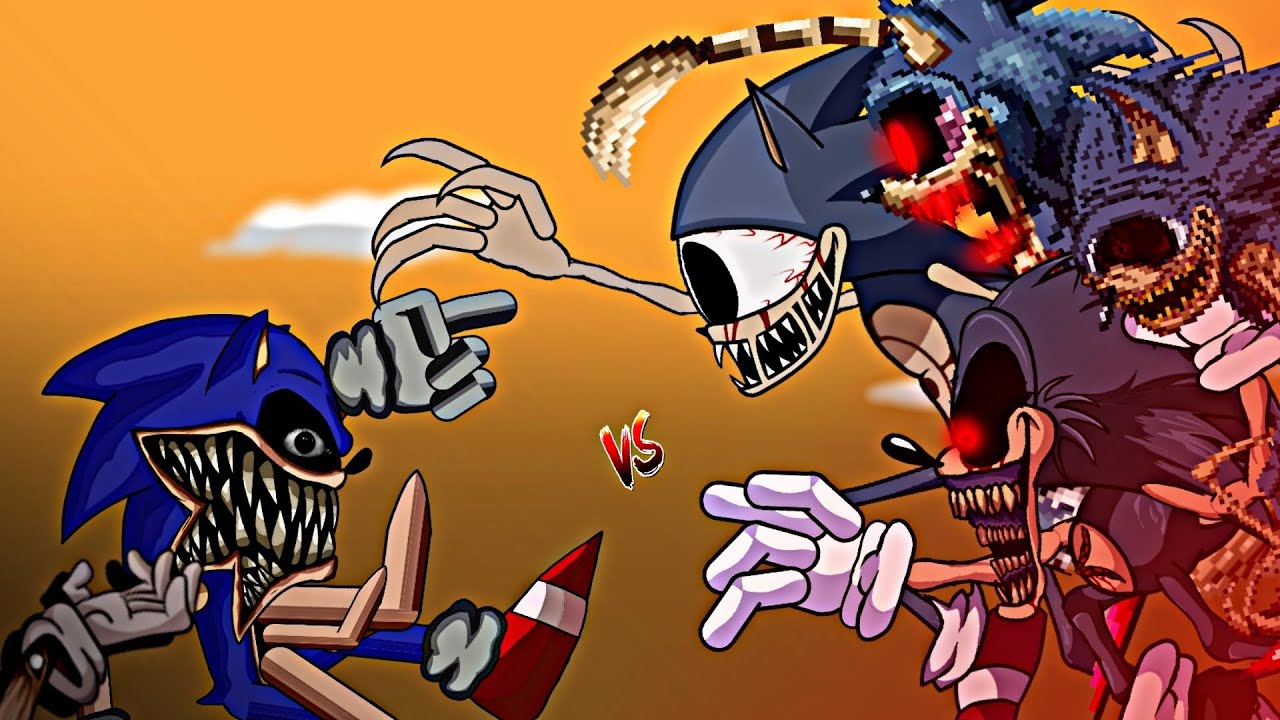 Sonic.omt (One Last Round) Vs Sonic.eyx, Dark Sonic, Lord X DC2 ...