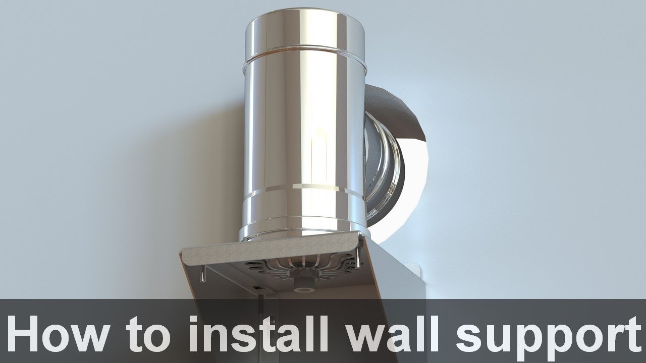 How to install wall support - YouTube