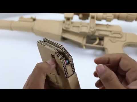 See the best way to make weapons out of cardboard - YouTube