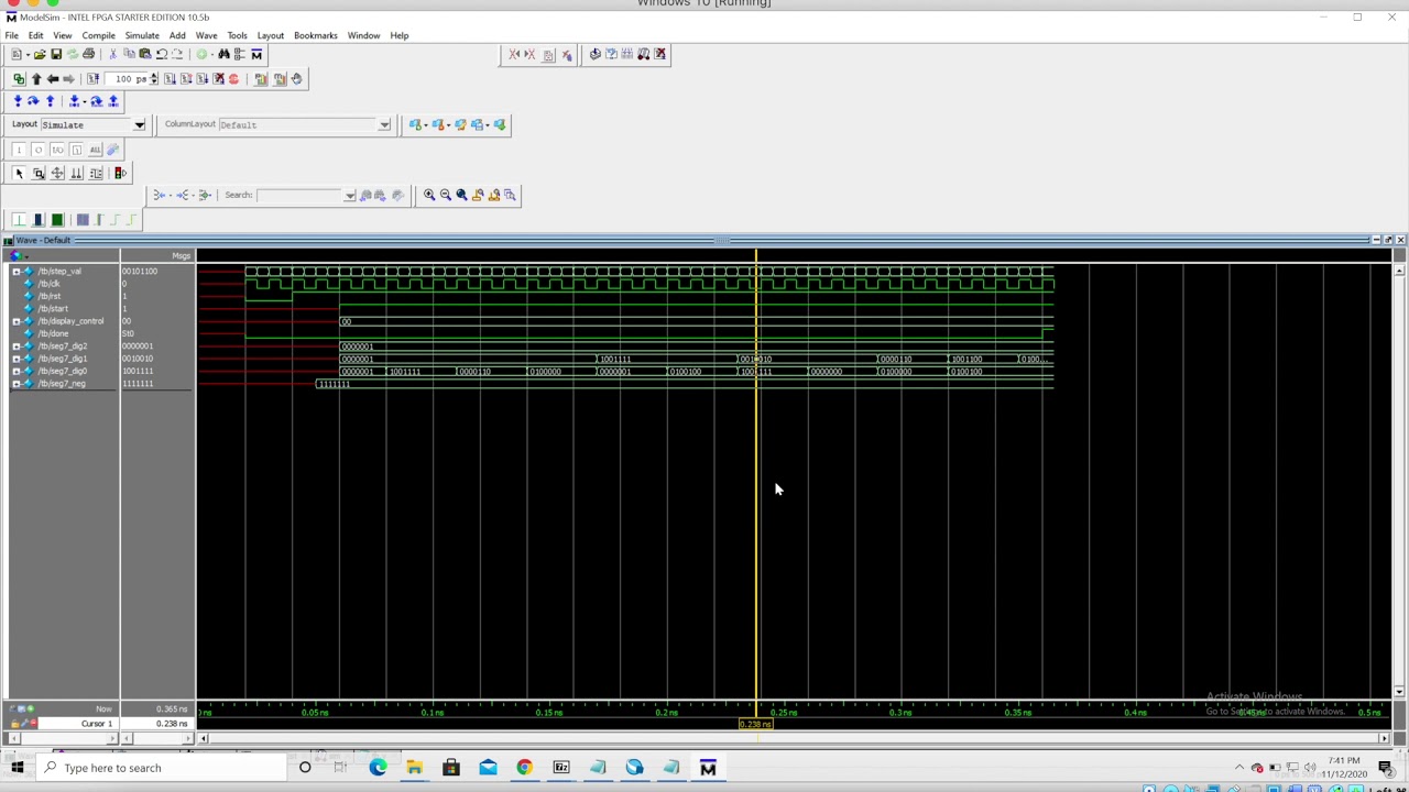 C Loop With Memory - Modelsim - YouTube