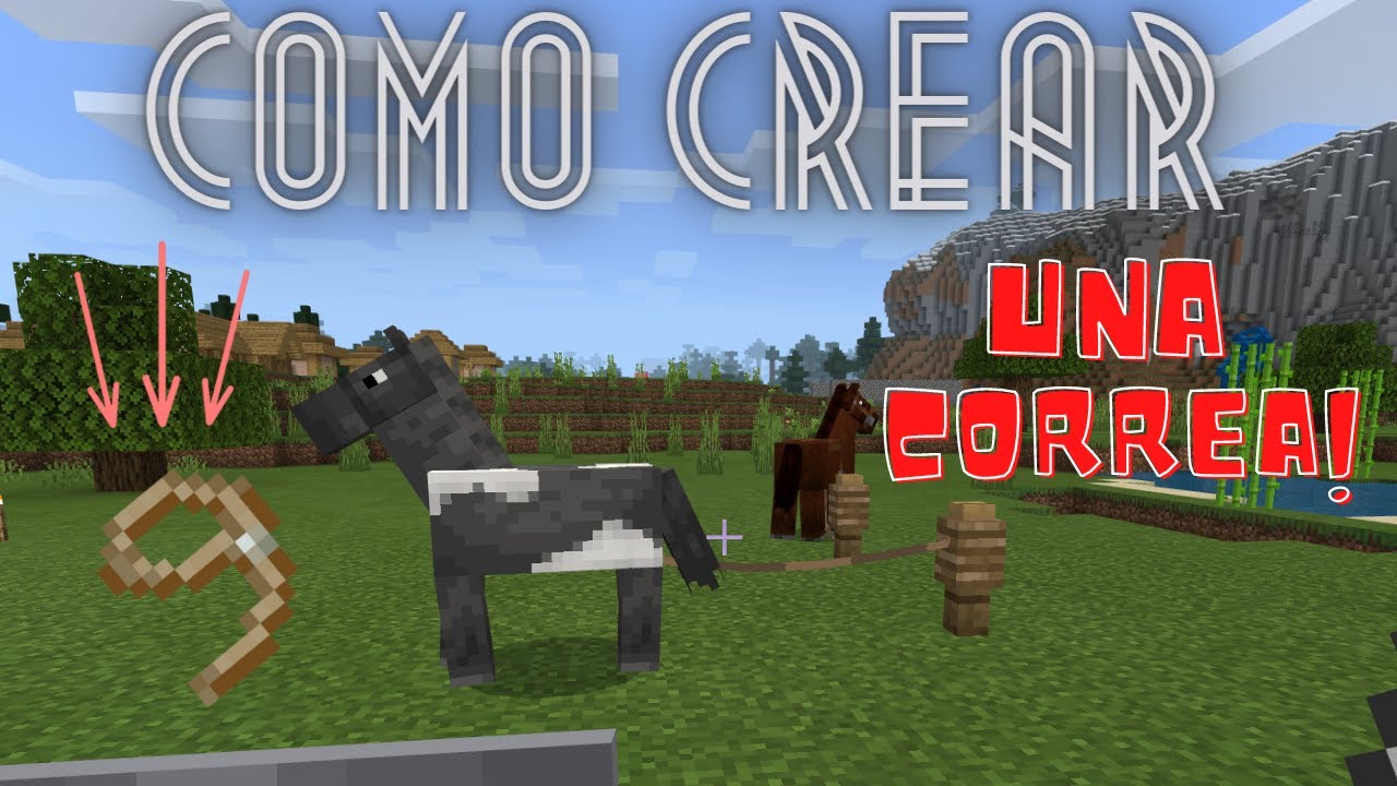 COMO CREAR UNA CORREA PARA TUS ANIMALES | MODO SUPERVIVENCIA | # ...