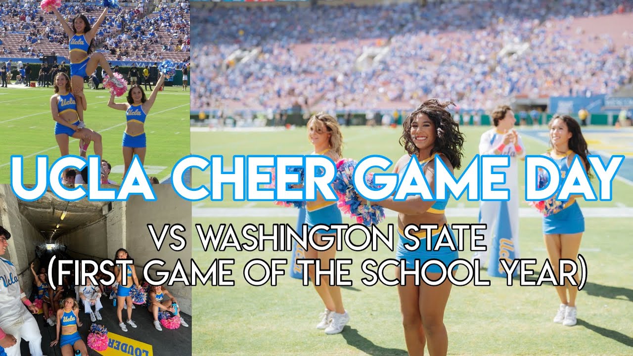 UCLA vs. Washington State | UCLA Cheer football game day vlog - YouTube