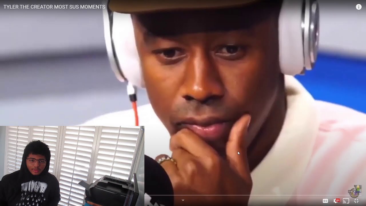 TYLER THE CREATOR MOST SUS MOMENTS Reaction - YouTube