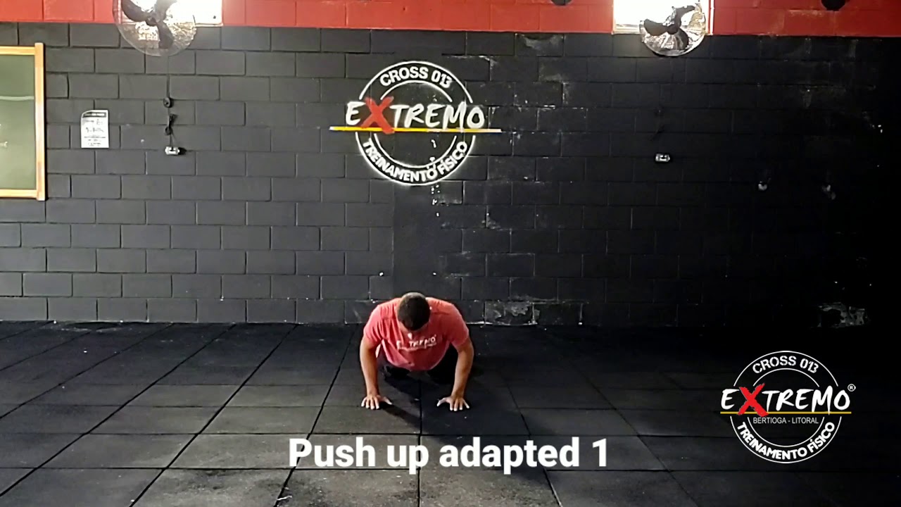 Push up adapted 1 - YouTube