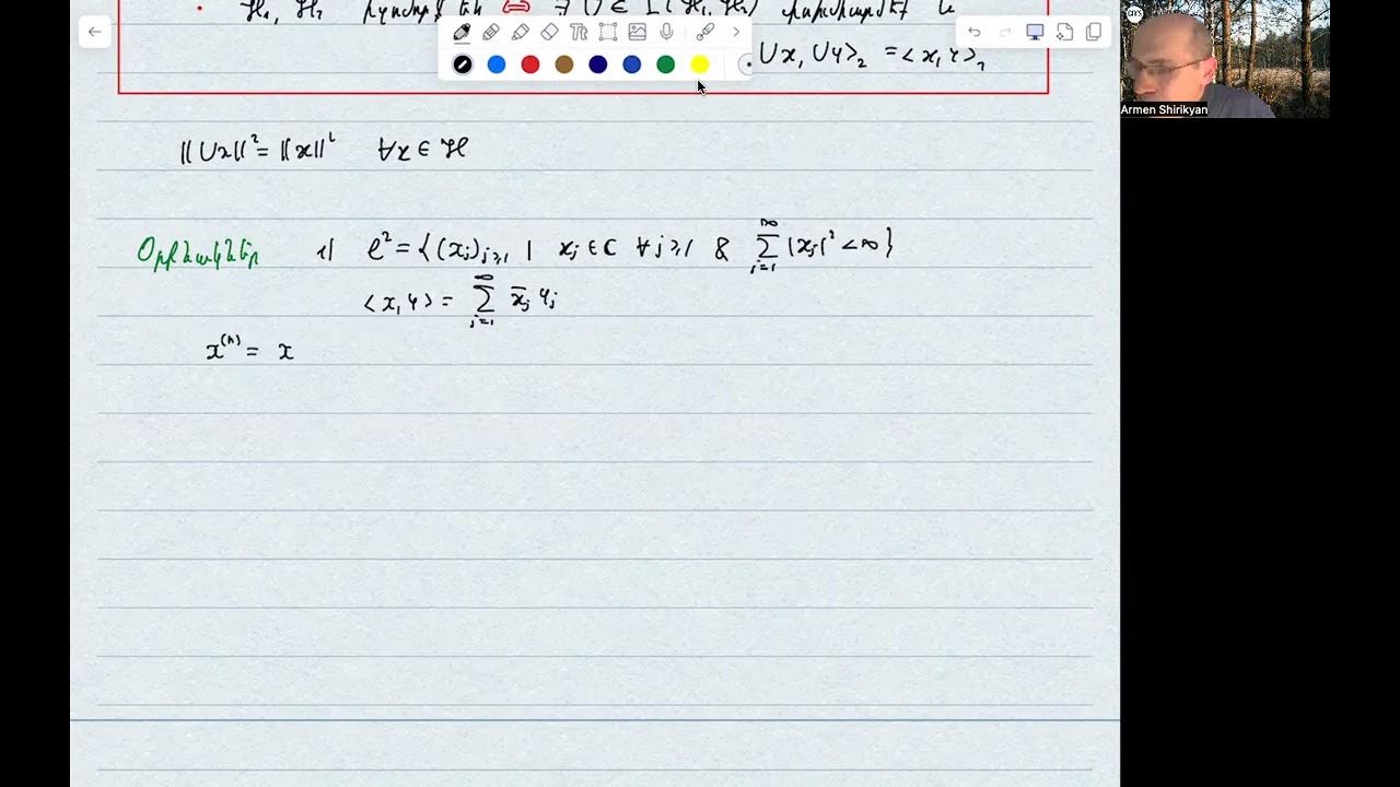 4 Functional analysis: Hilbert spaces. Orthogonal decomposition. Riesz theorem. Orthonormal ...