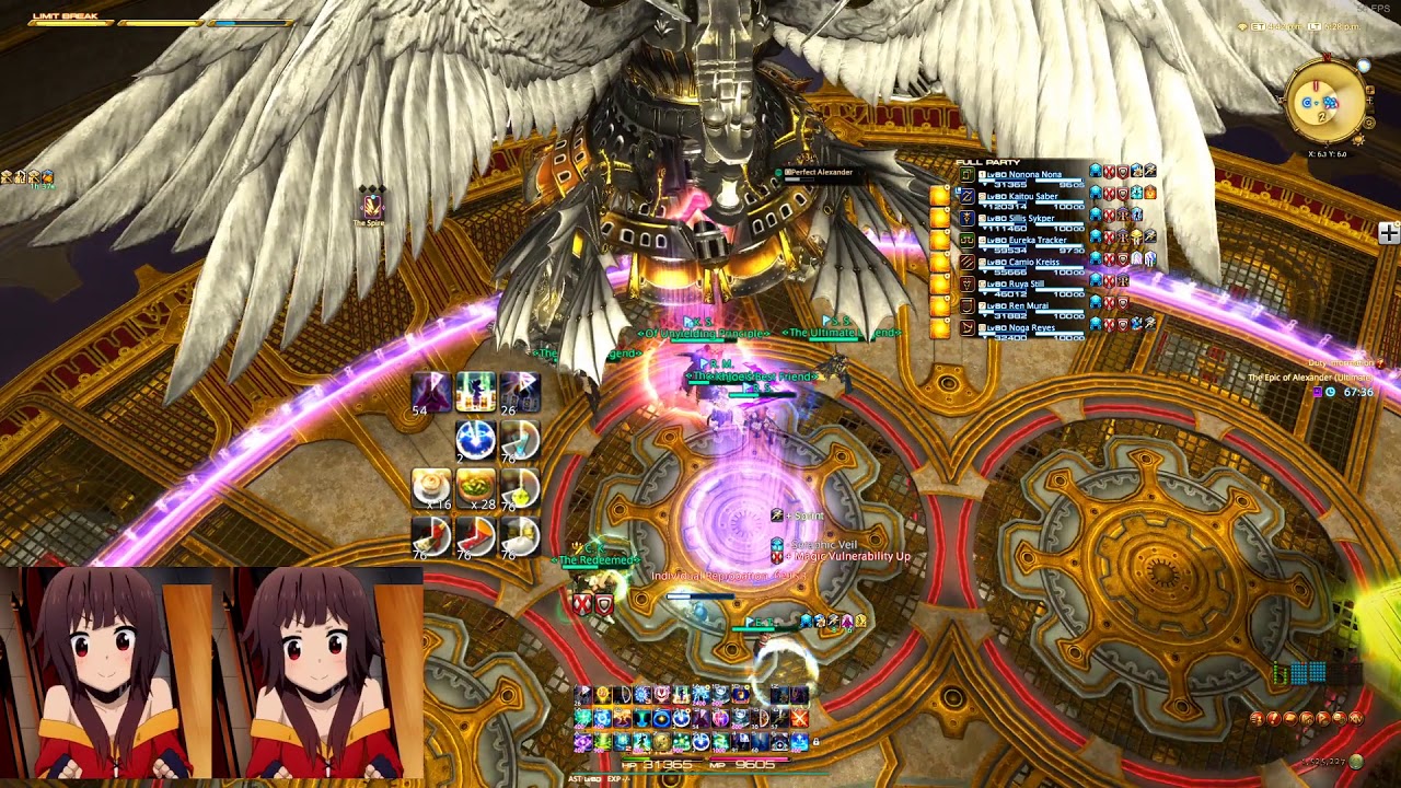 FFXIV - The Epic of Alexander (Ultimate) Perfect Alexander 3% wipe (AST ...